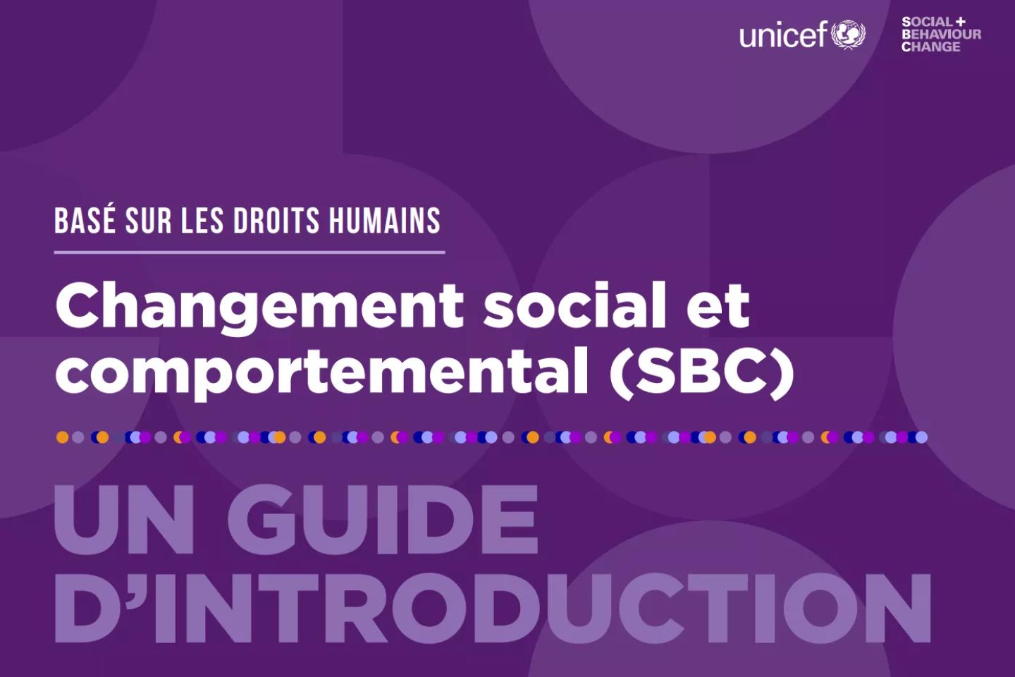 Changement social et comportemental (SBC) | UNICEF Cameroon