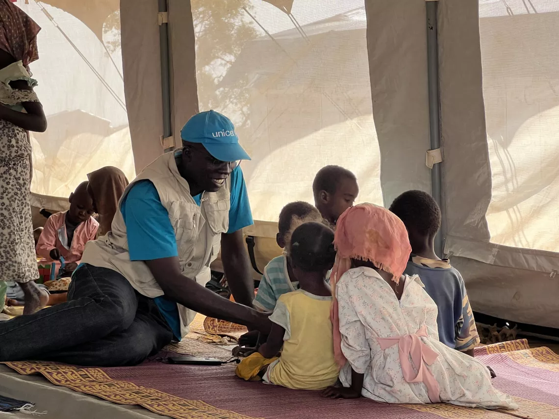 I am Malaaz, this is my child-friendly space | UNICEF Chad