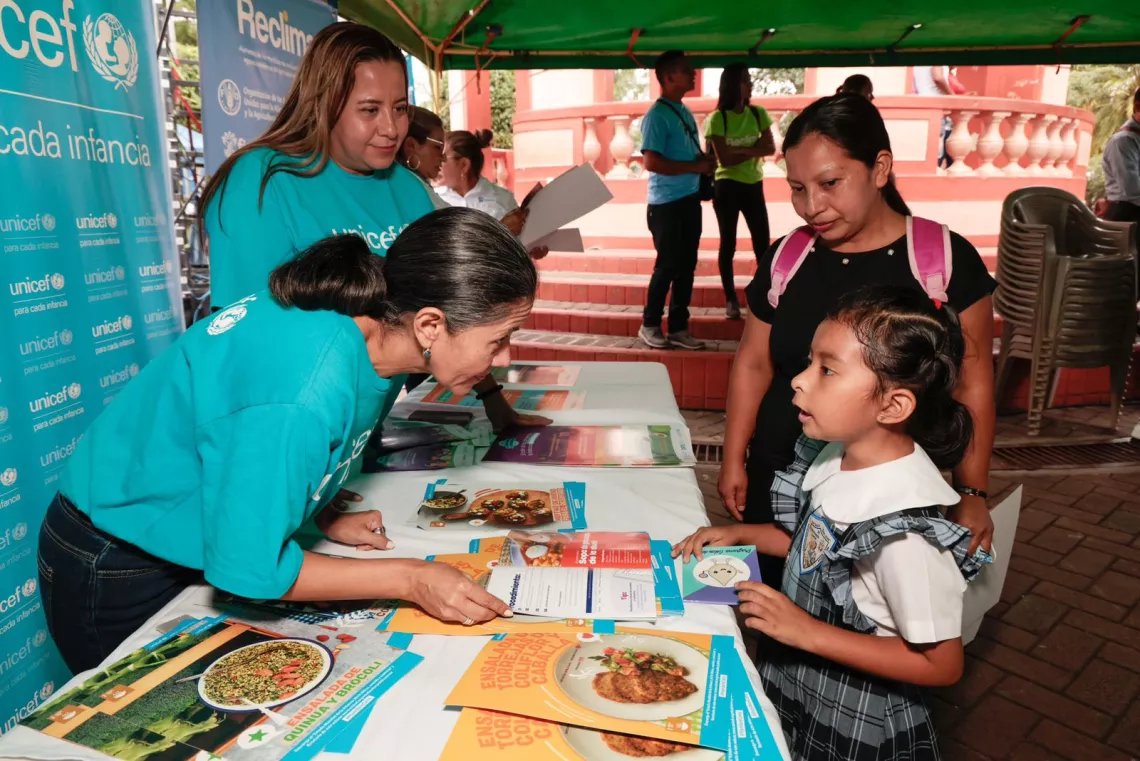 FAO, OPS y UNICEF presentan iniciativa para promover alimentación saludable