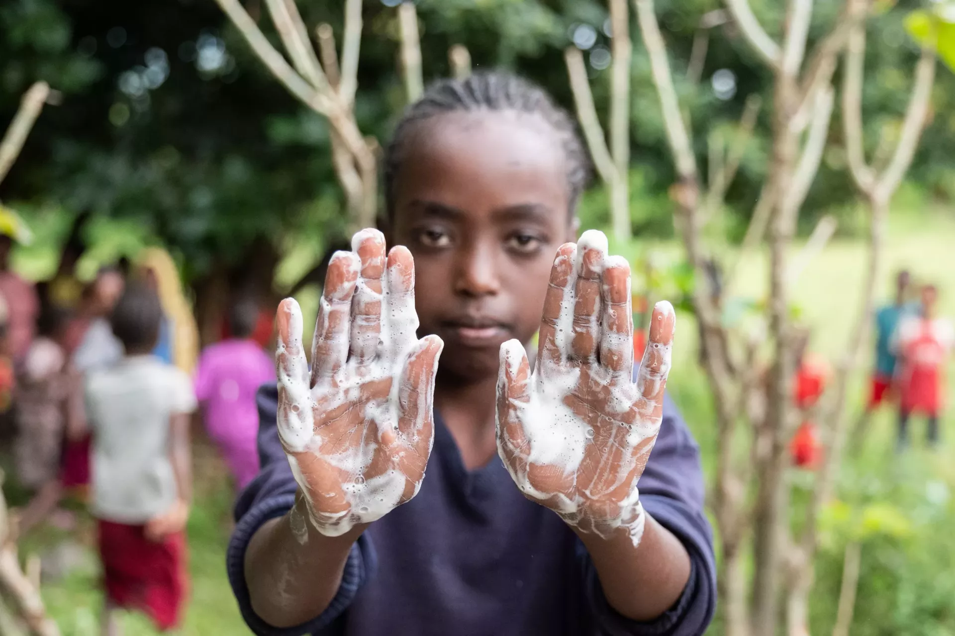 Back off germs! | UNICEF Ethiopia
