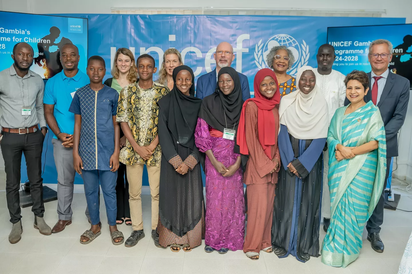 UNICEF, in partnership with the Government of The Gambia, unveils its ...
