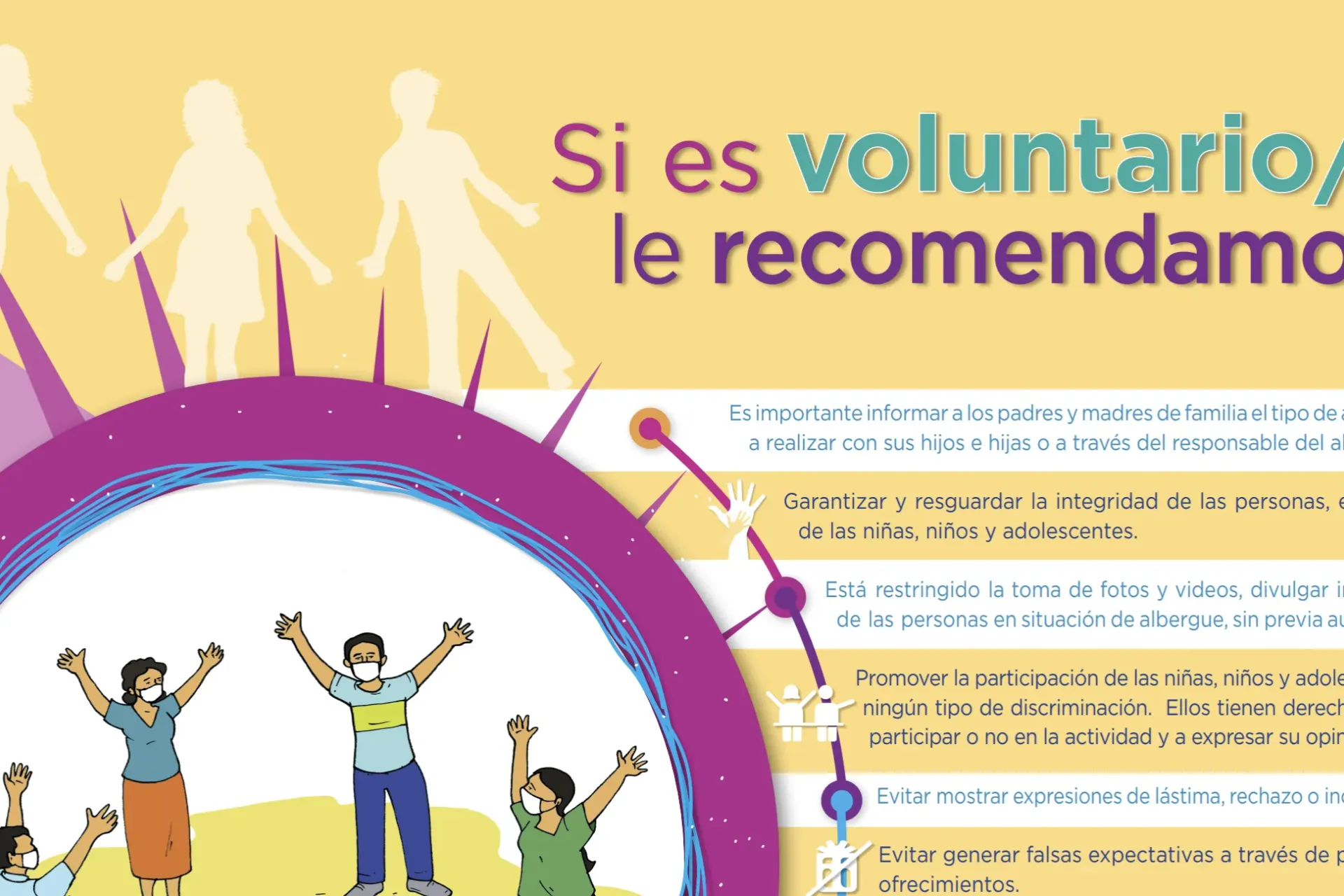 Recomendaciones para los voluntarios | UNICEF