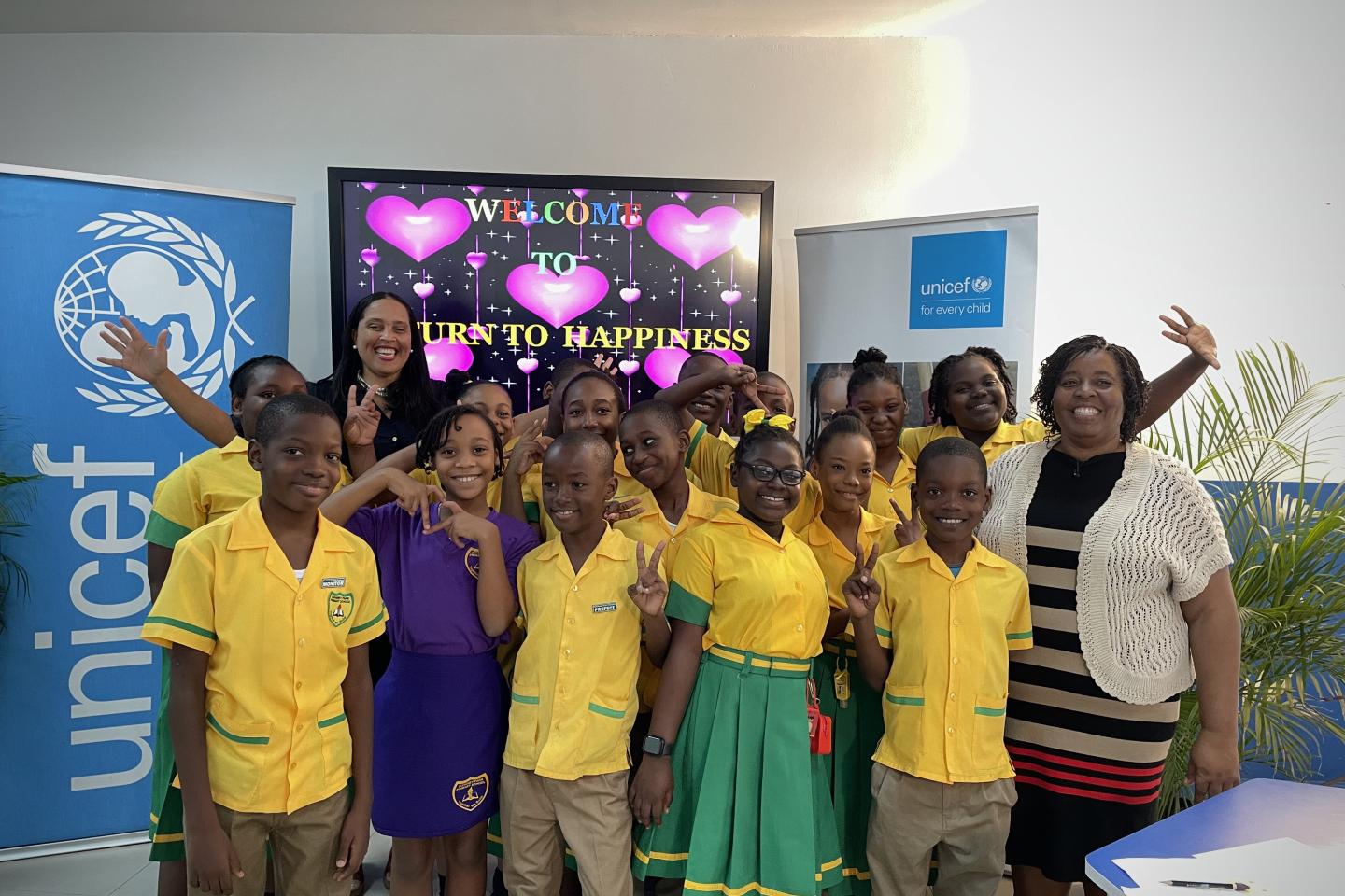 Spreading joy in schools | UNICEF Jamaica