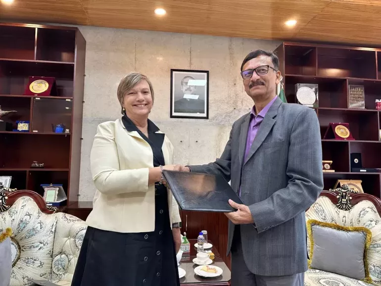 Rana Flowers starts work as new UNICEF Representative to Bangladesh