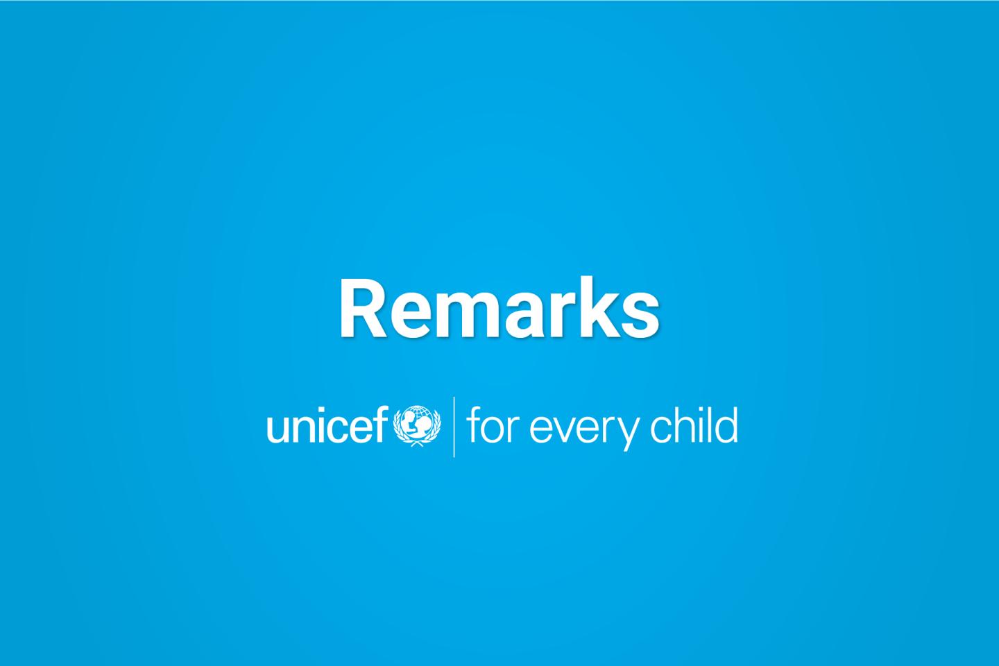 UNICEF Deputy Executive Director Ted Chaiban United Nations Security ...