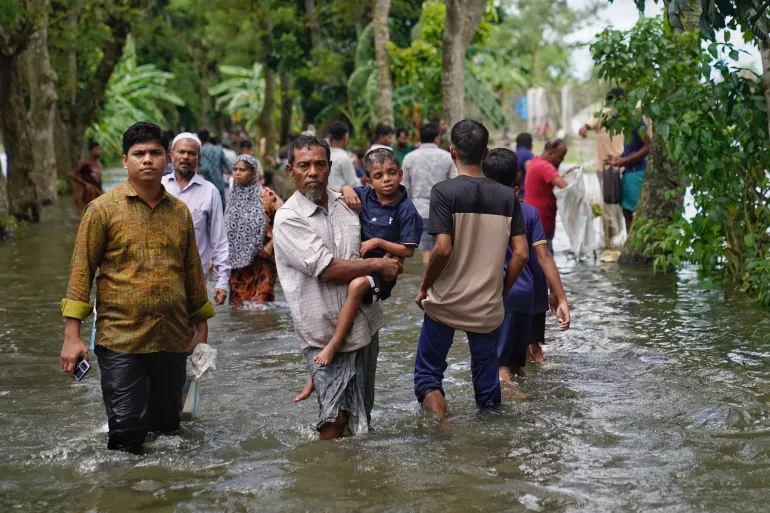 Two million children at risk as worst floods in three decades lash ...