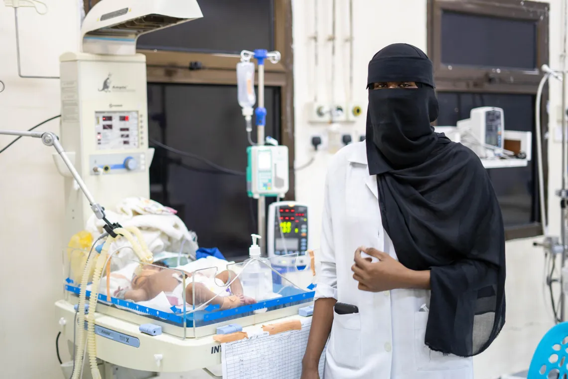 Putting newborn care before self | UNICEF Sudan