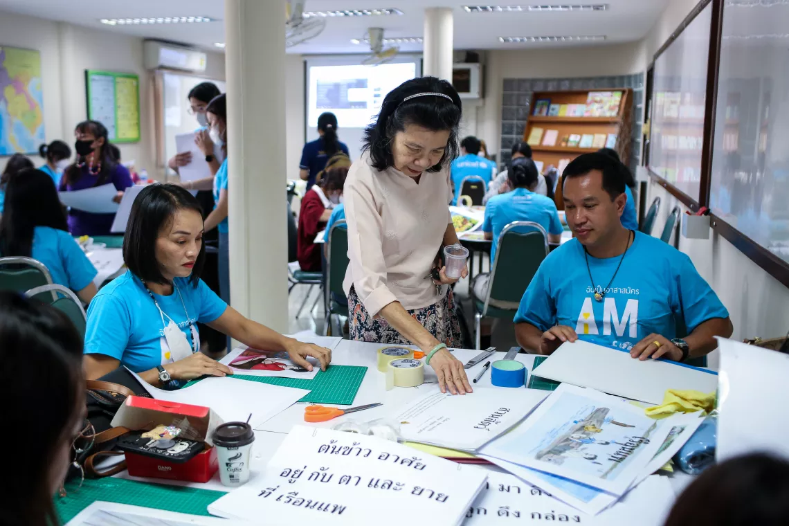 Bridging the learning gap through Handmade Storybooks | UNICEF Thailand