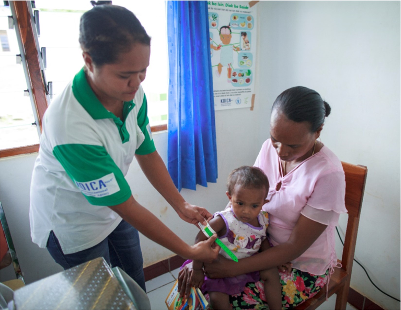 Skilled health workers helping mothers to tackle undernutrition in ...