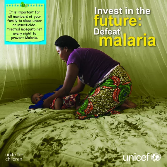 Key practice: Malaria prevention | UNICEF Uganda