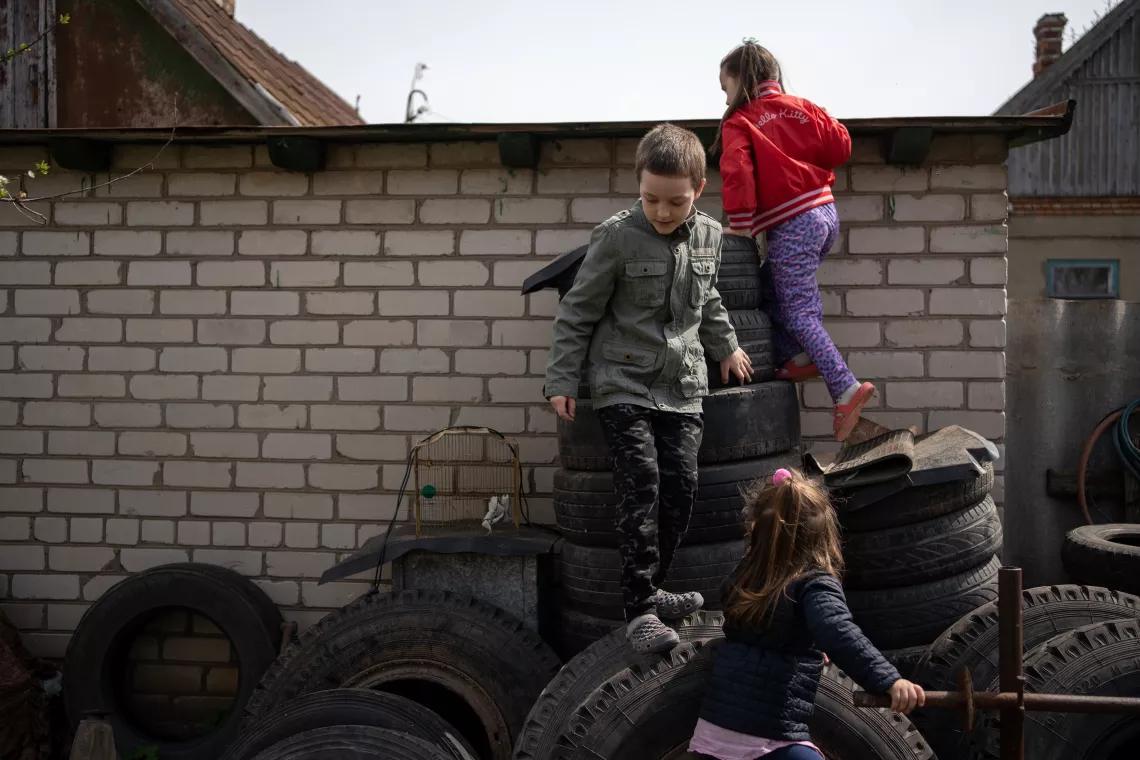 War-weary children in Kherson long for kindergarten | UNICEF