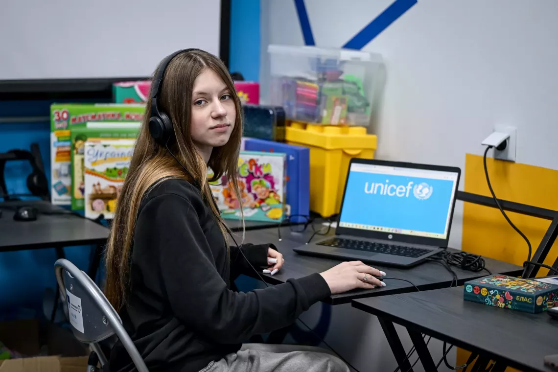 Children in Zaporizhzhia hopeful after years of lost learning | UNICEF